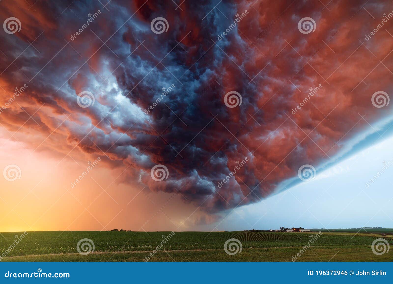 Dramatic Clouds and Sunset Sky Stock Photo - Image of skies ...