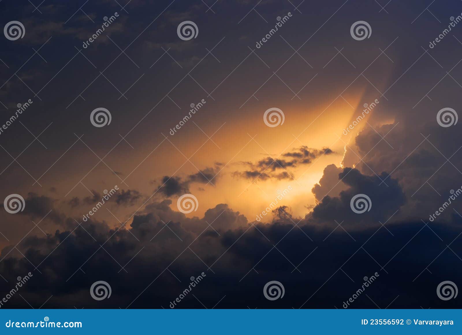 A dramatic cloudscape stock photo. Image of solar, dramatic - 23556592