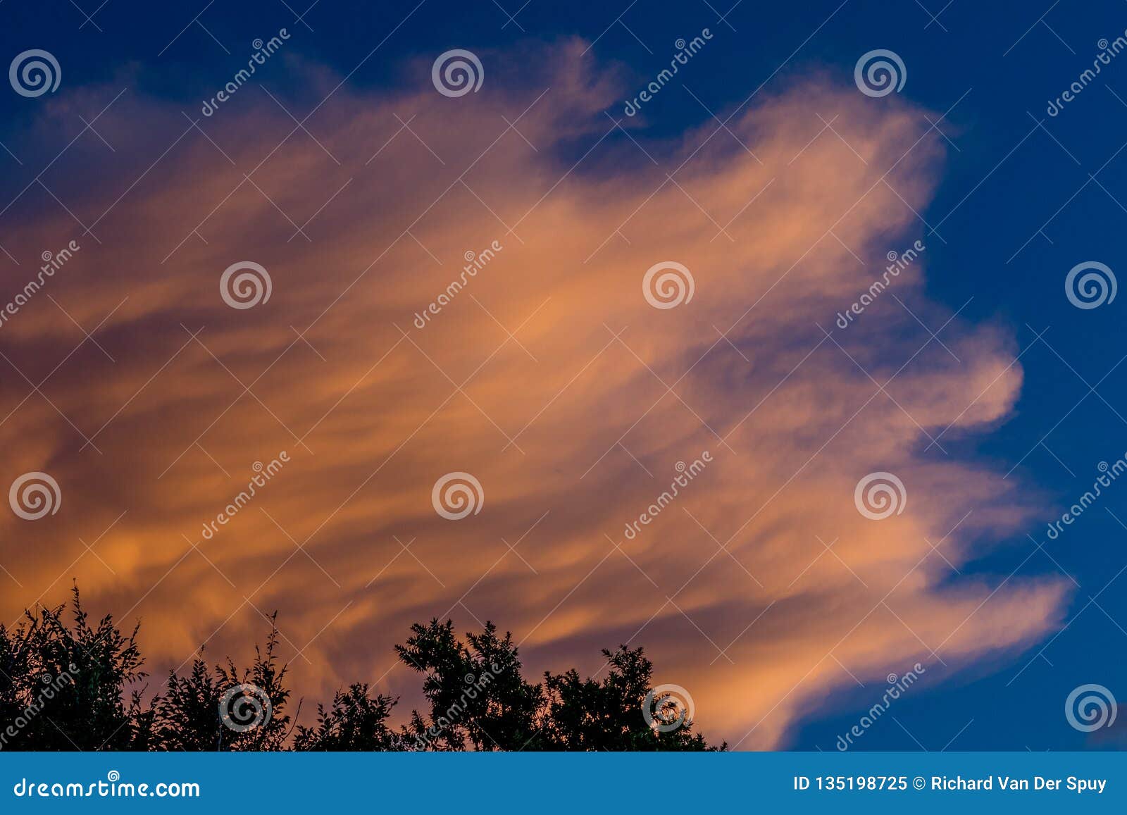 Dramatic Cloudscape Late Afternoon Stock Image - Image of highveld ...