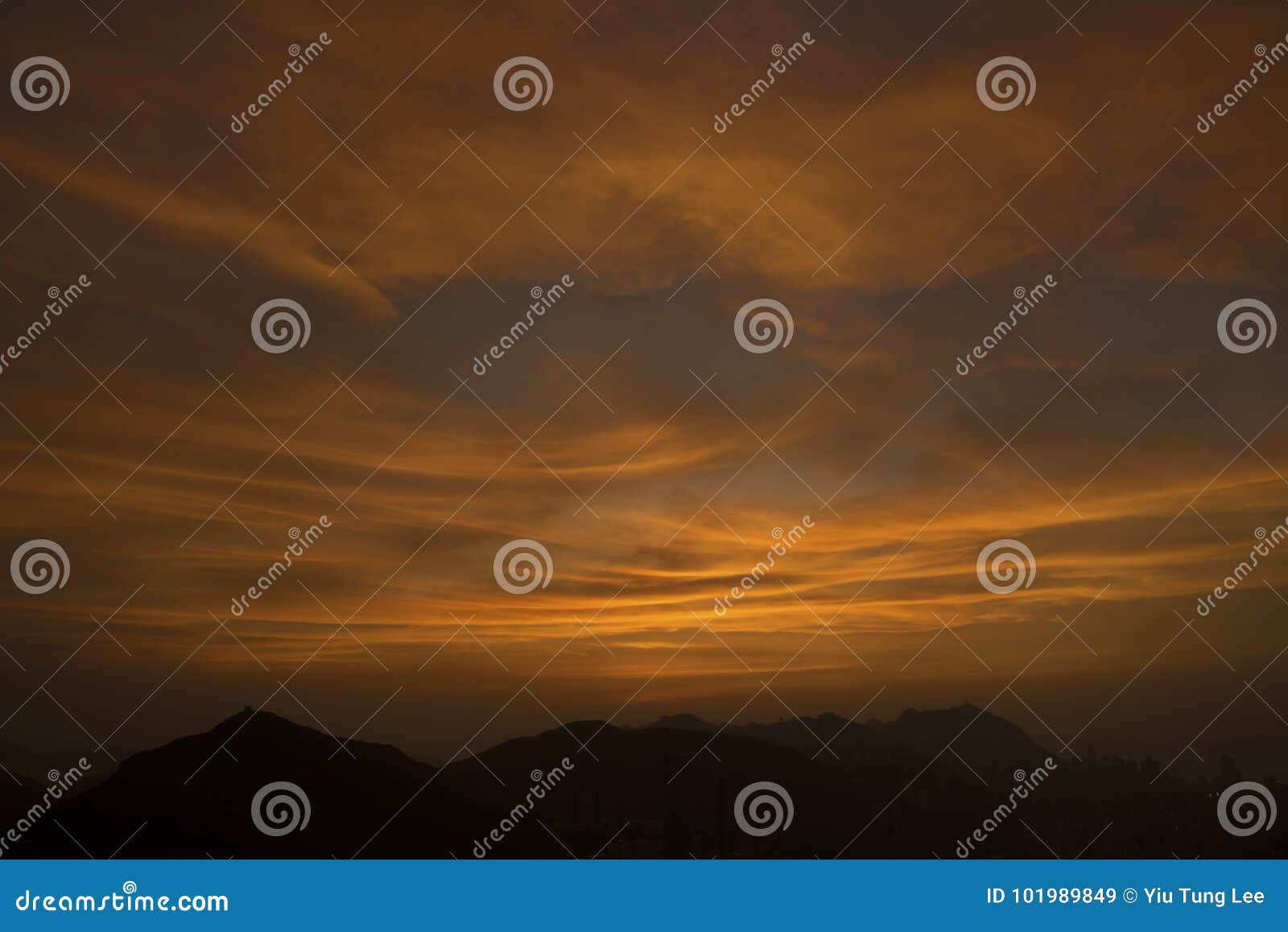 Dramatic Cloudscape at Dusk Stock Image - Image of colorful, mountain ...