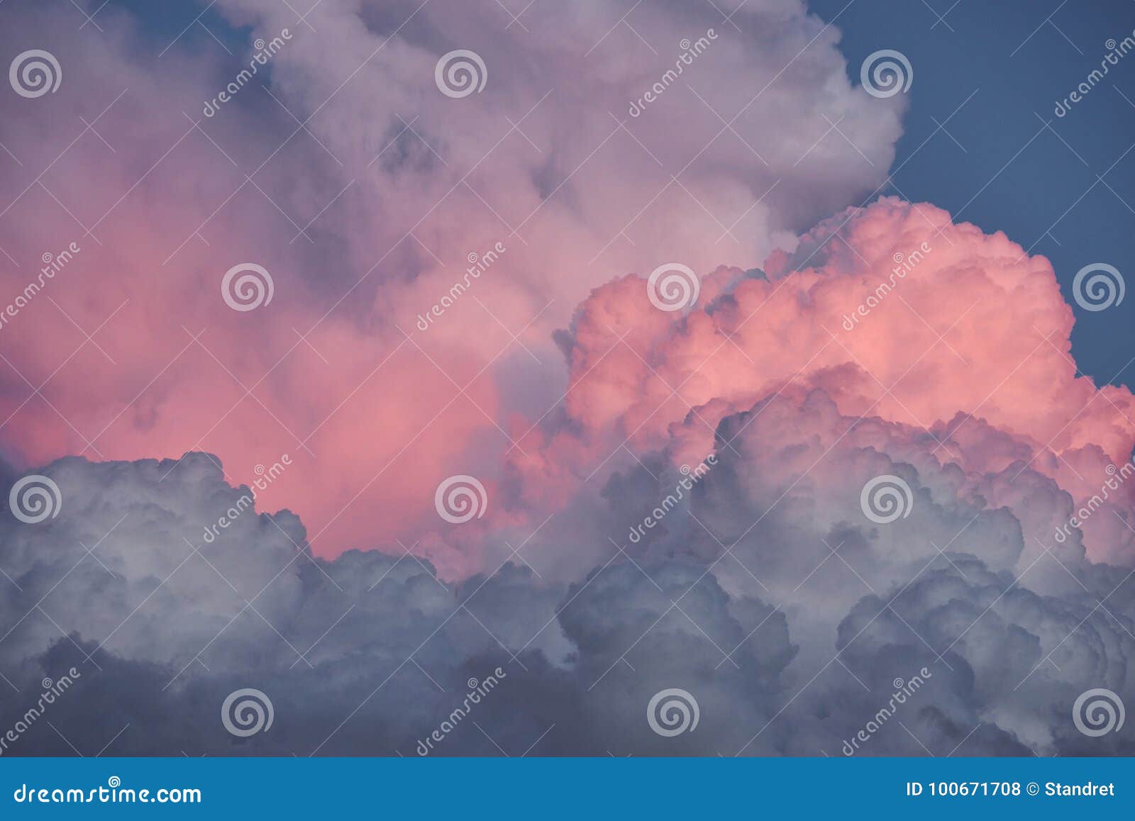 Dramatic Cloudscape in the Twilight with Sunset Sunrise Stock Photo ...