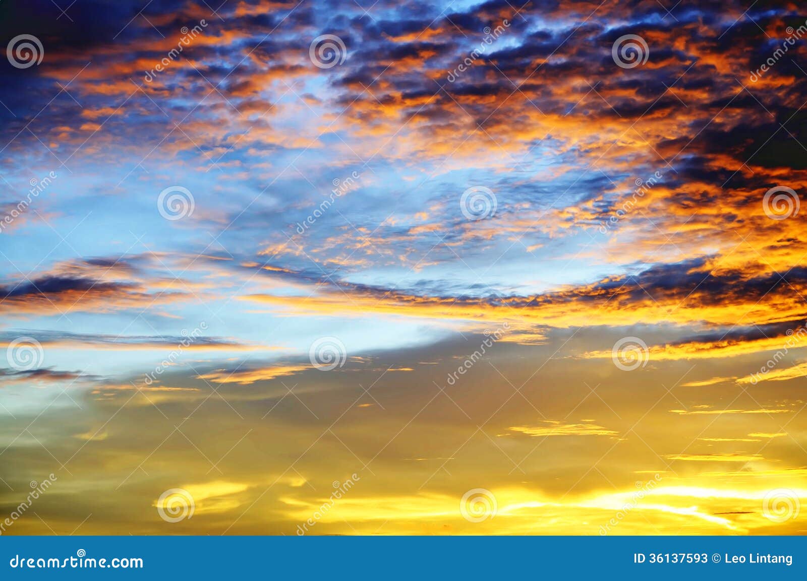 Dramatic Cloudscape stock image. Image of vivid, peaceful - 36137593