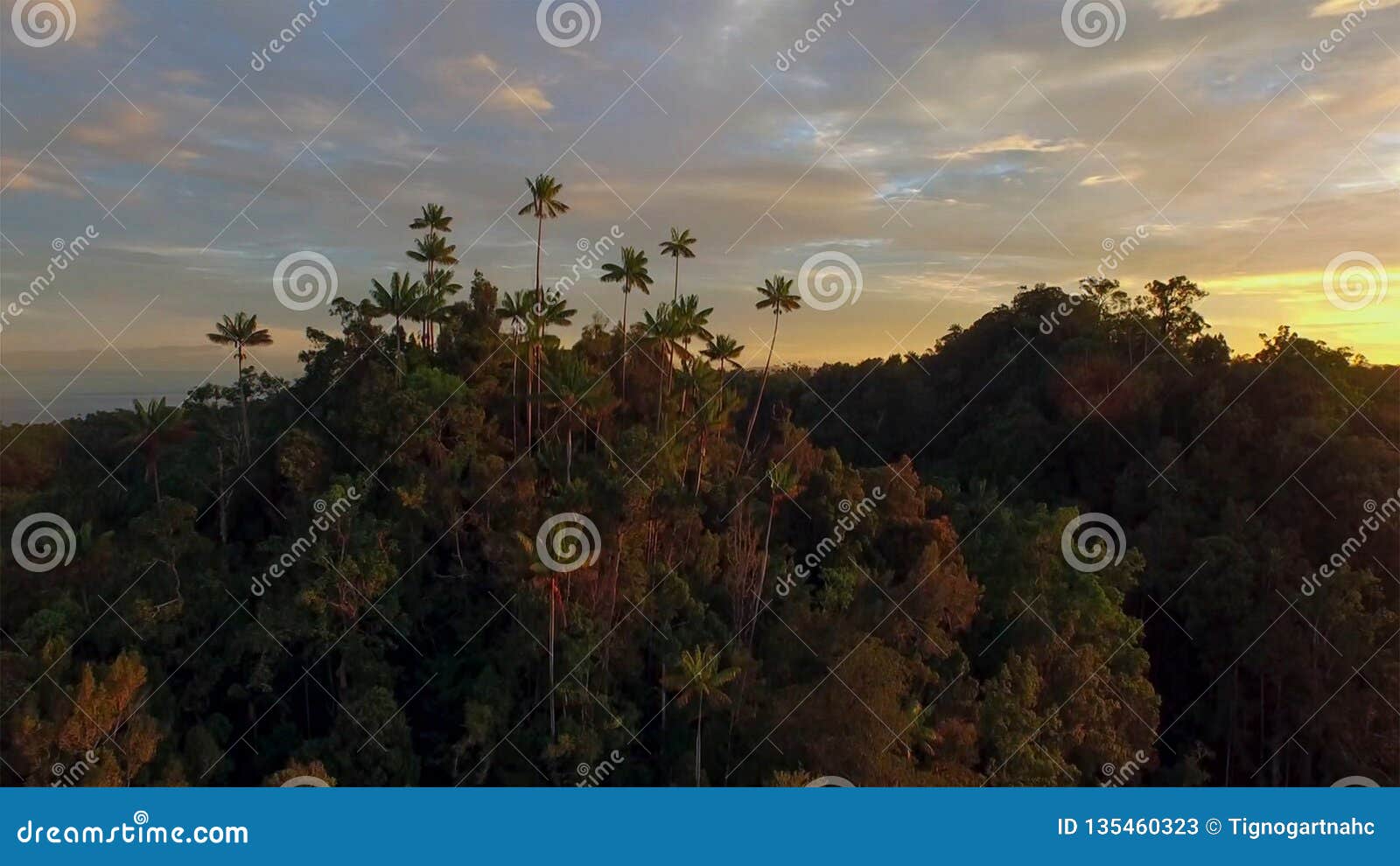 Dramatic Coastal Sunset with Island Stock Image - Image of beautiful ...
