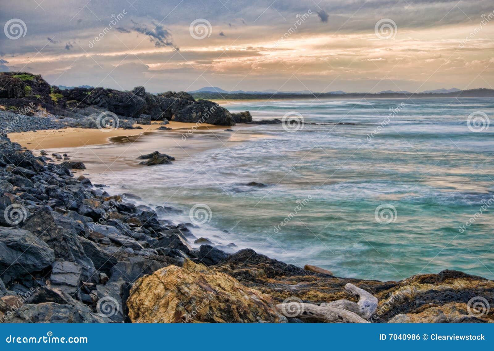Dramatic coastline stock photo. Image of artistic, seascape - 7040986