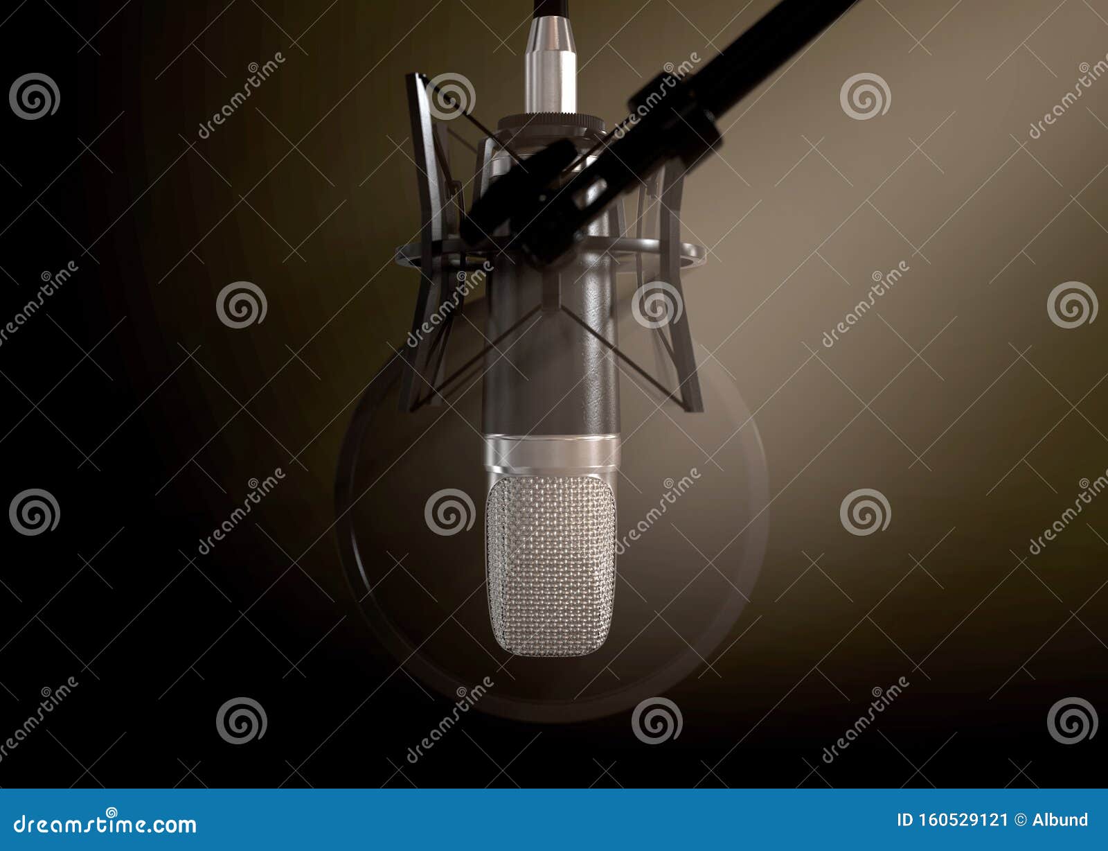 Condenser Microphone Silhouette Stock Photo | CartoonDealer.com #274982406