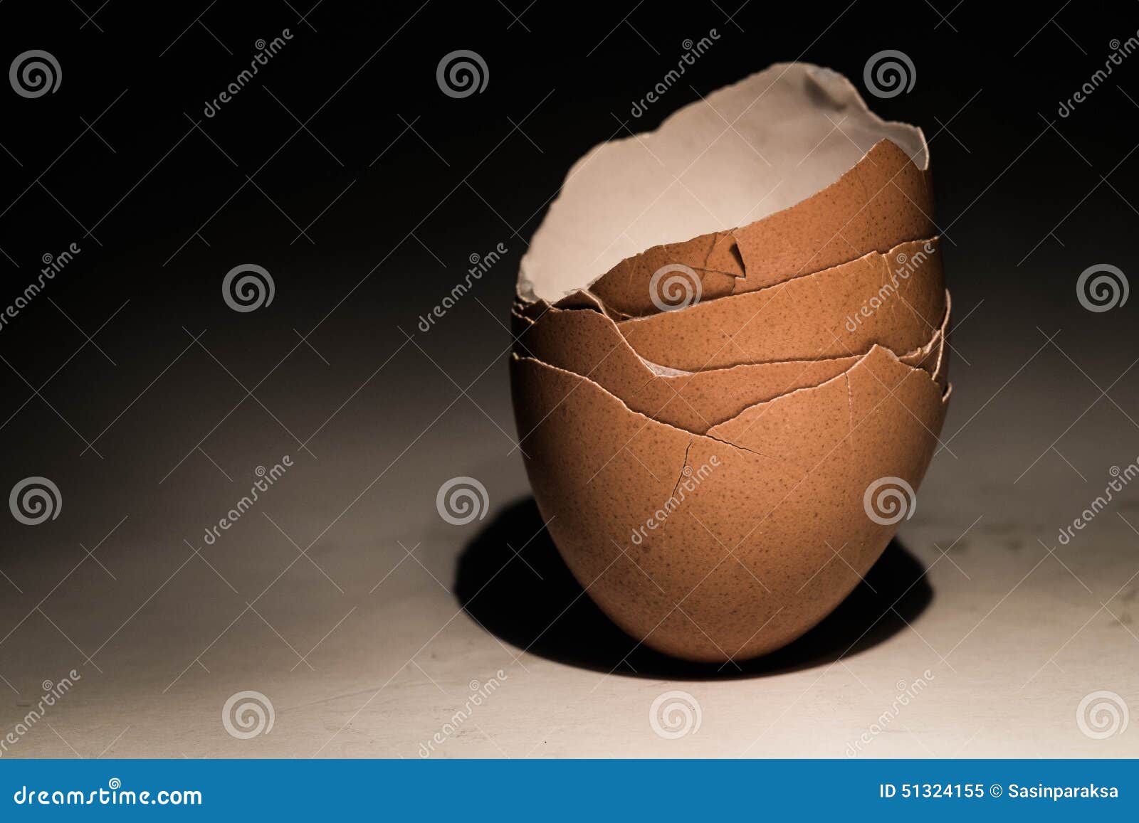 Dramatic cracked eggs stock image. Image of isolated - 51324155