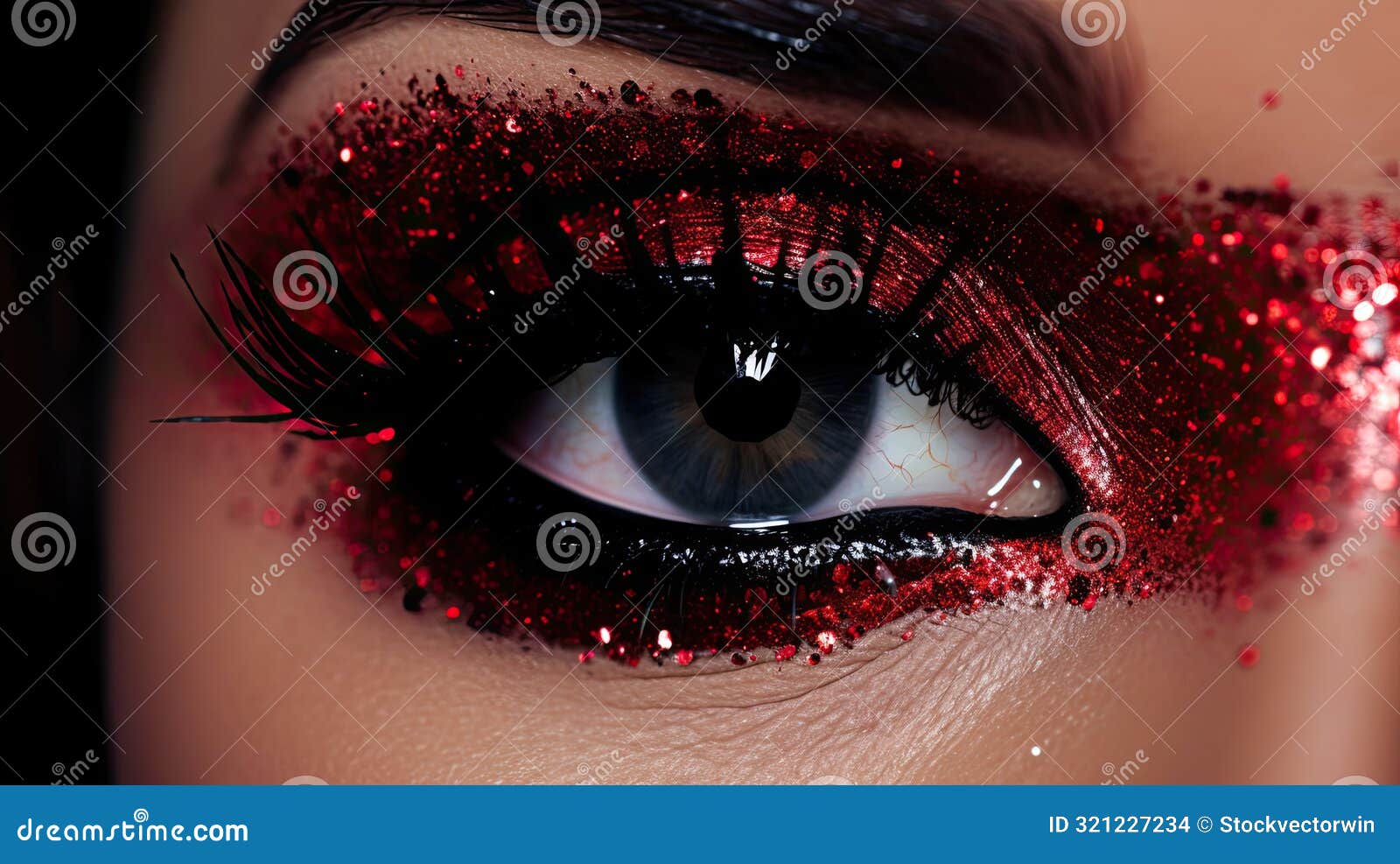 Dramatic dark red glitter stock illustration. Illustration of ...