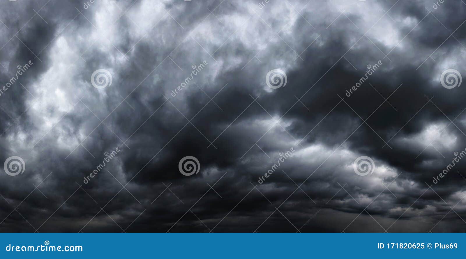 Dramatic Dark Stormy Sky with Rain Clouds As Background Stock Image ...