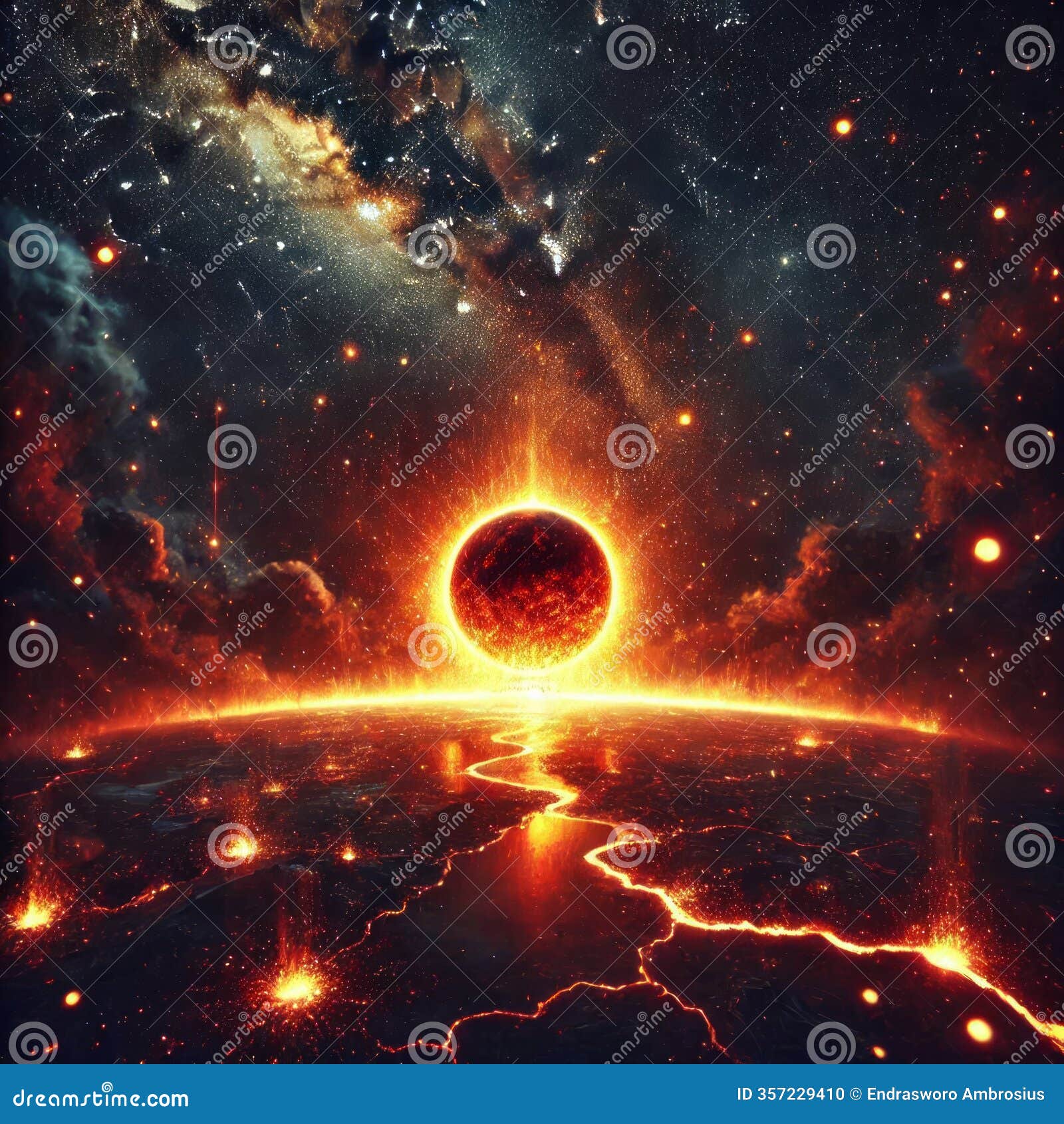 Earth S Apocalyptic Explosion - an Artificially Intelligent Depiction ...