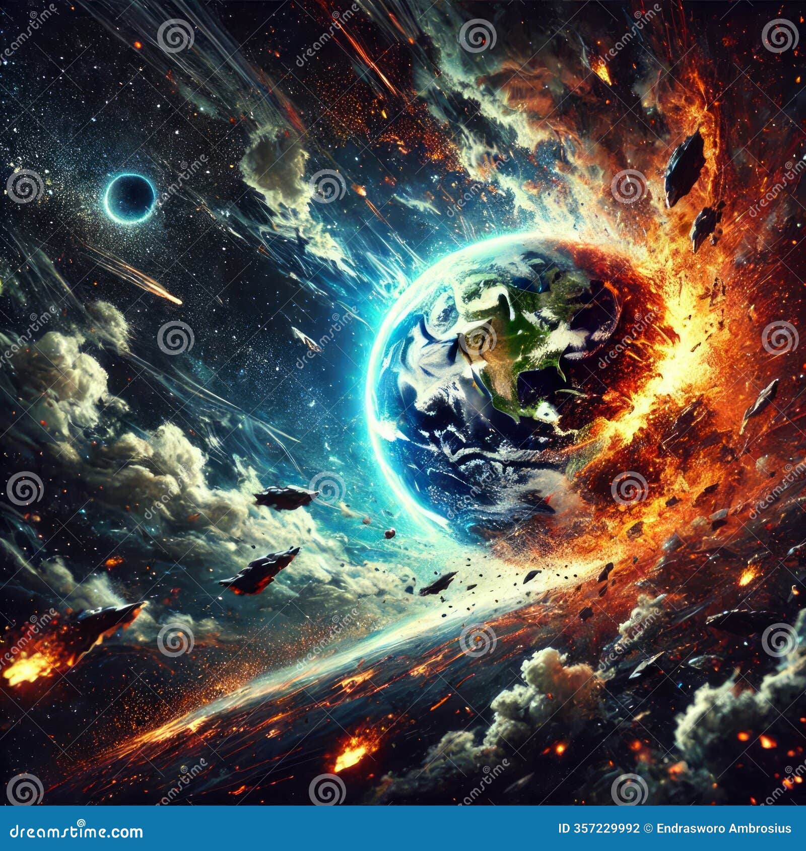 Earth S Apocalyptic Explosion - an Artificially Intelligent Depiction ...