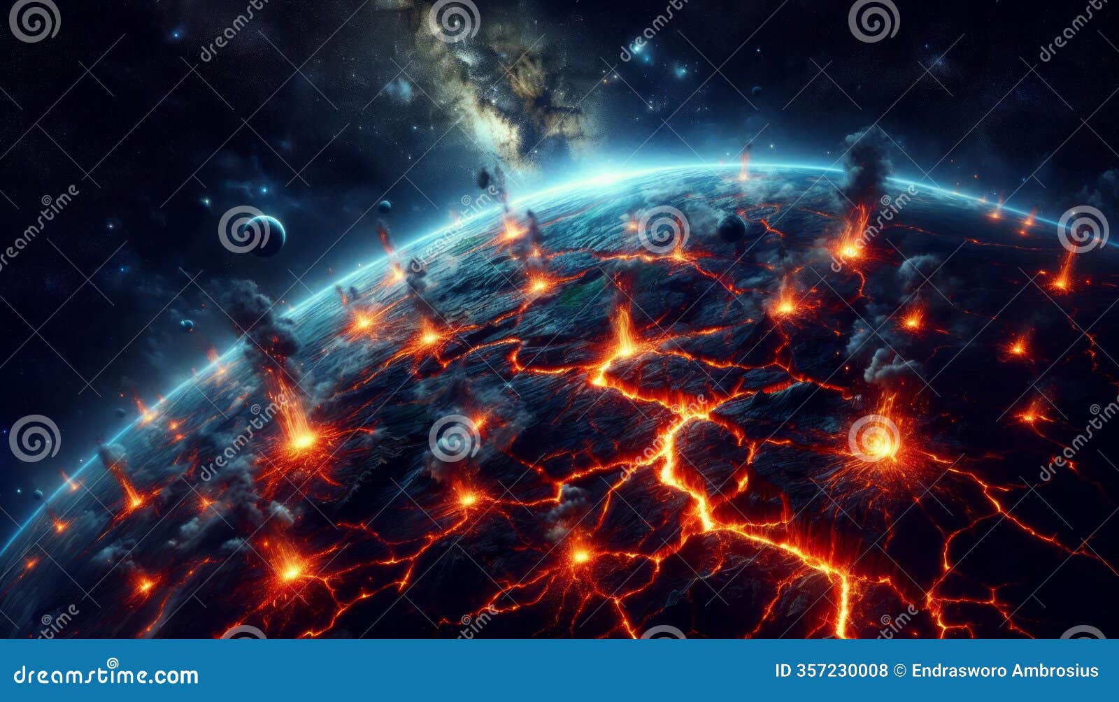 Earth S Apocalyptic Explosion - an Artificially Intelligent Depiction ...