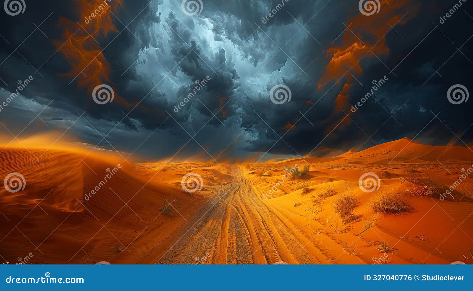 Dramatic Desert Vista With Towering Sandstone Monoliths And Boundless ...