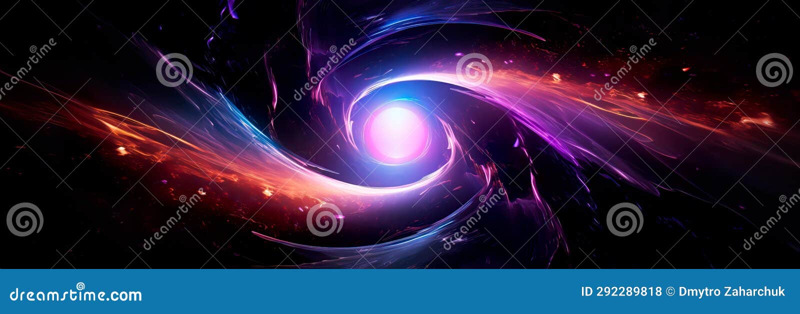 Dramatic Distortion of Light As it Bends Around a Black Hole, Creating ...