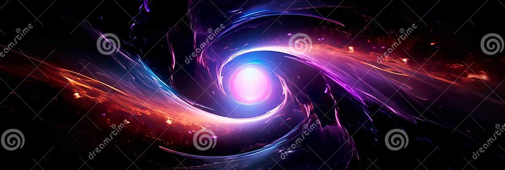 Dramatic Distortion of Light As it Bends Around a Black Hole, Creating ...