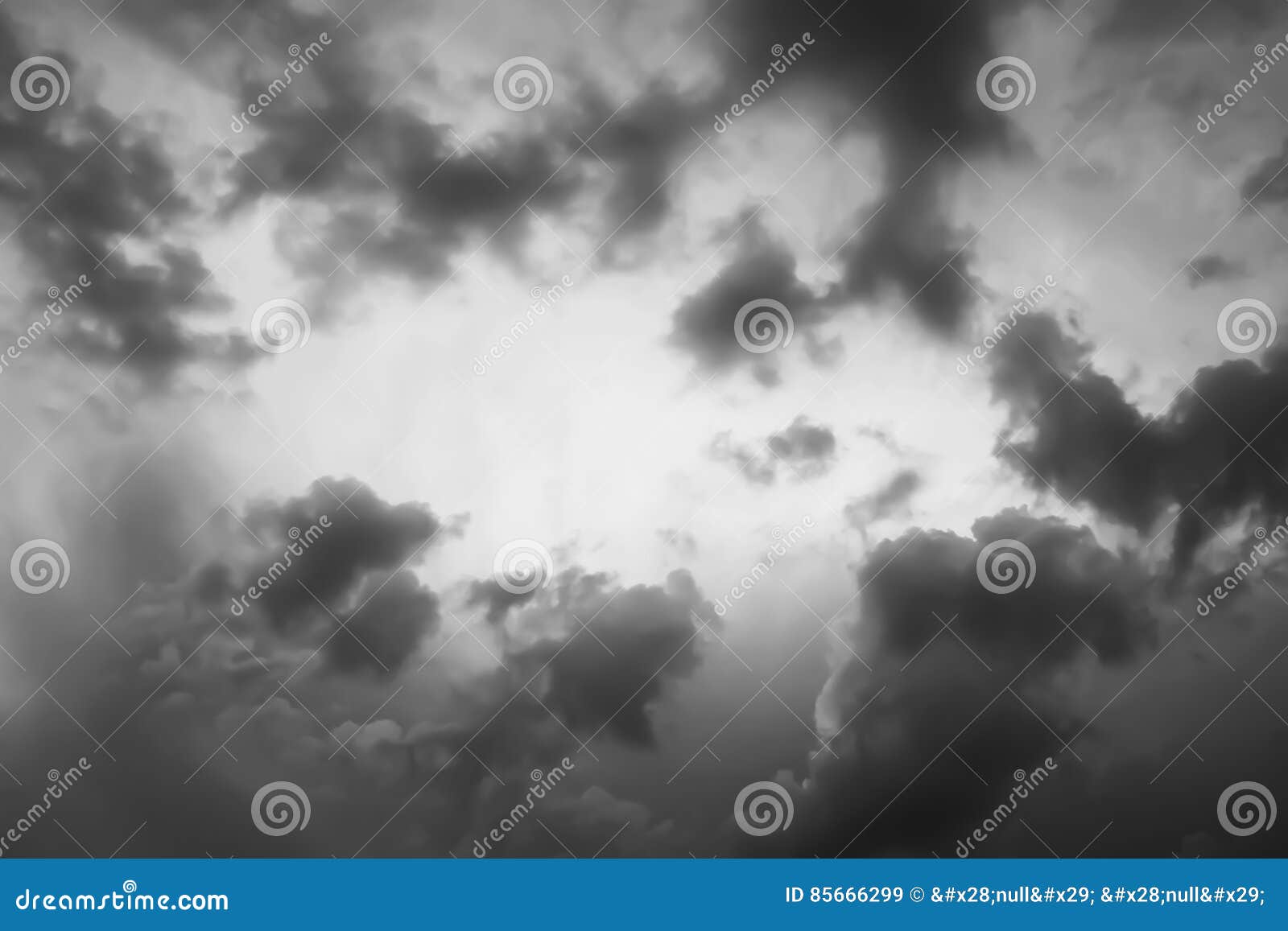 Dramatic Evening Sky and the Formation of the Storm Clouds. Stock Image ...