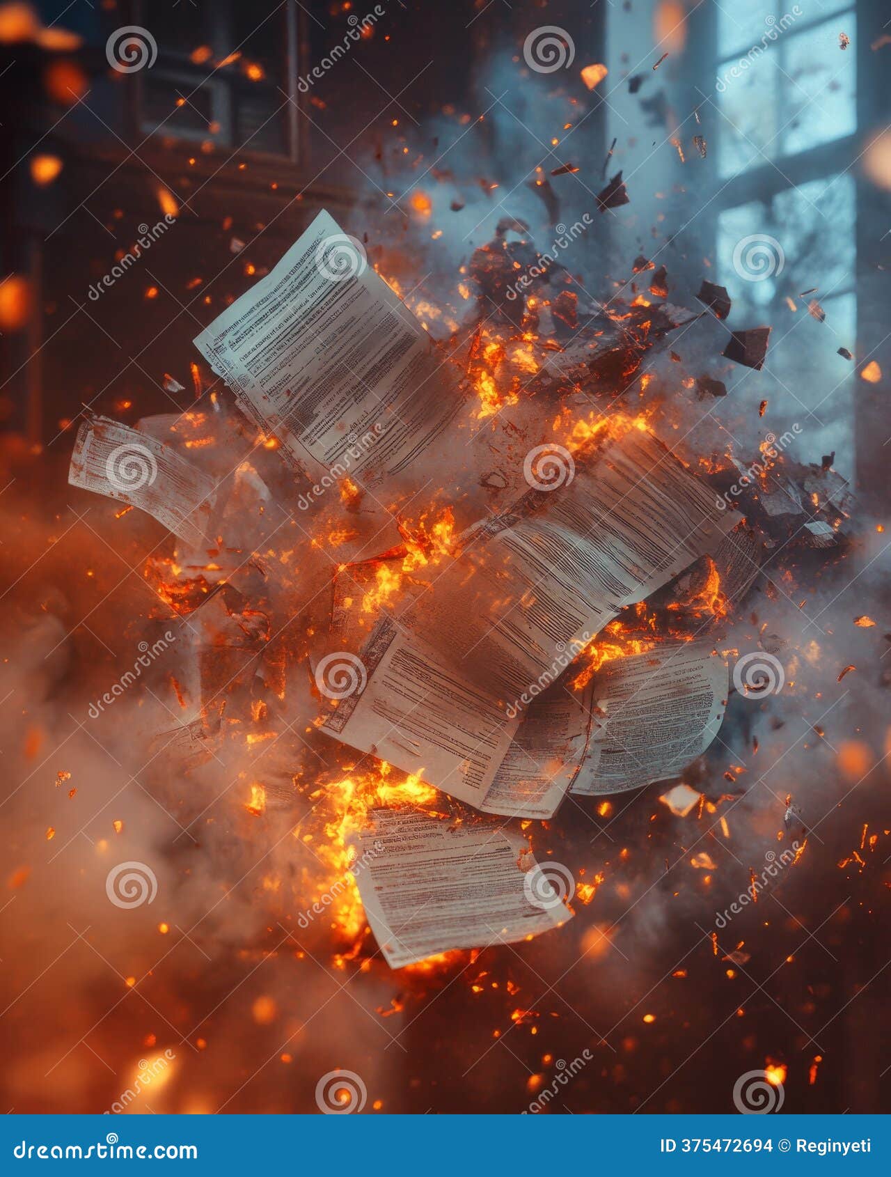 Dramatic Explosion Of Justice Powerful Judge Gavel Smashing Through ...