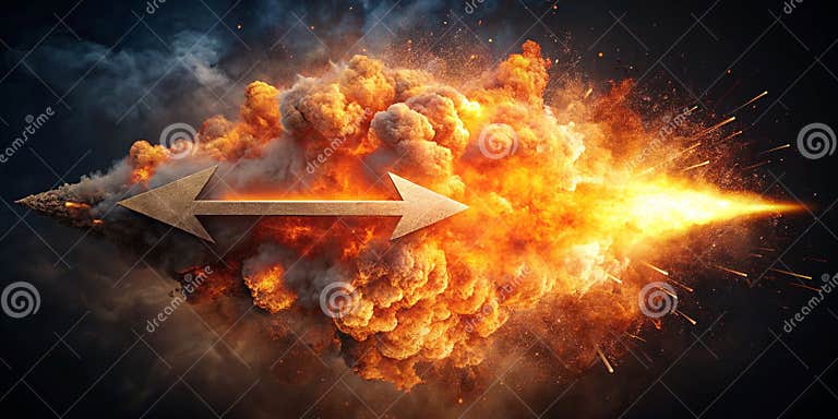 A Dramatic Explosion Captured in the Midst of Motion Indicated by a ...