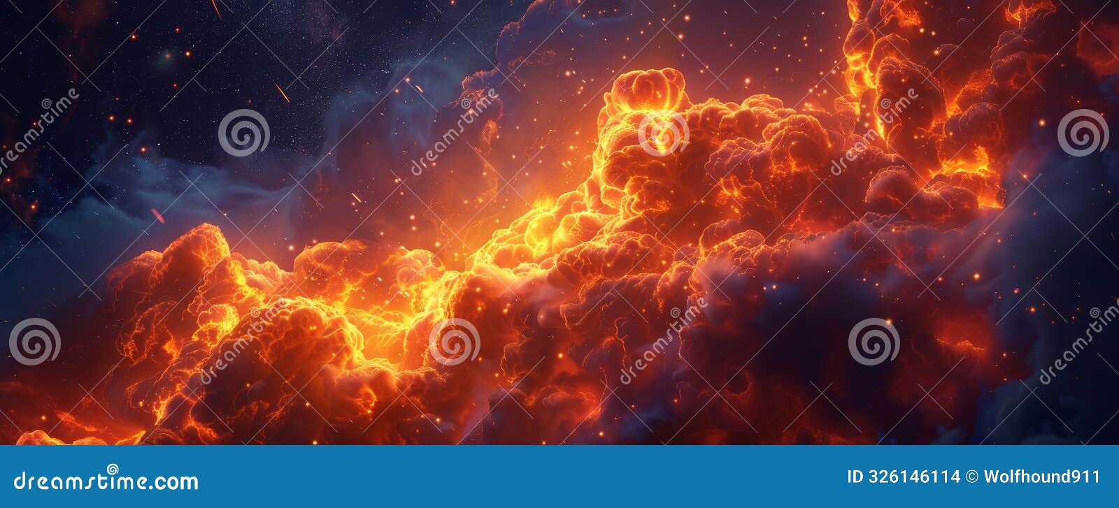 A Dramatic Fire Background with Intense Flames Roaring Against a Dark ...