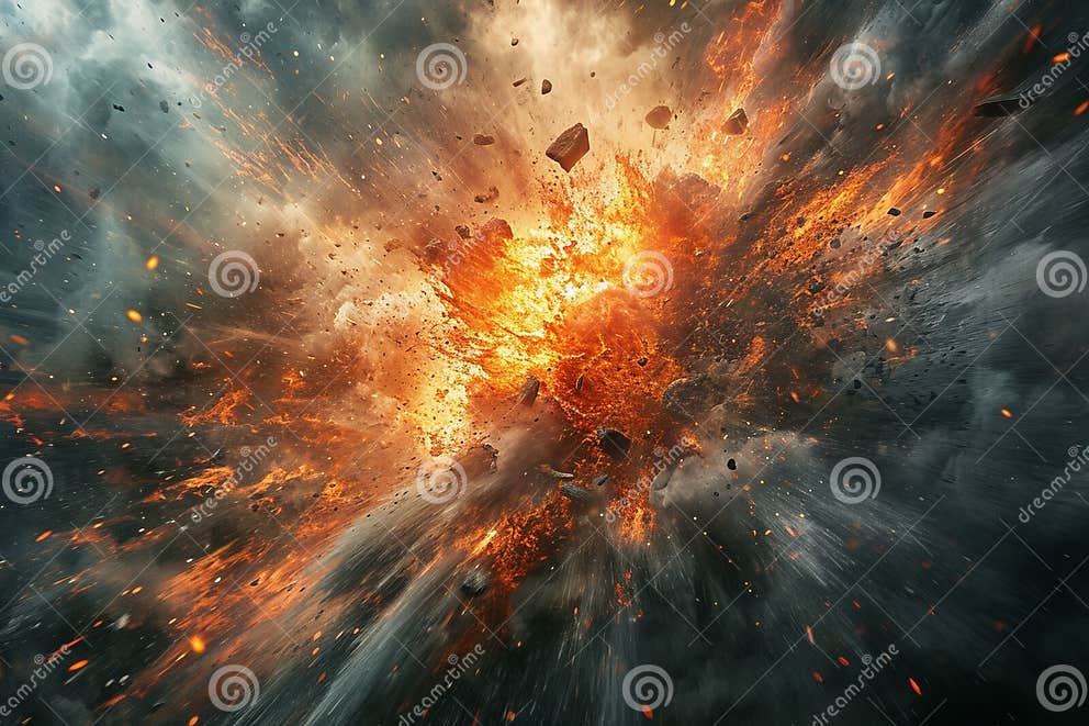 Vigorous Impact Moment stock illustration. Illustration of moving ...