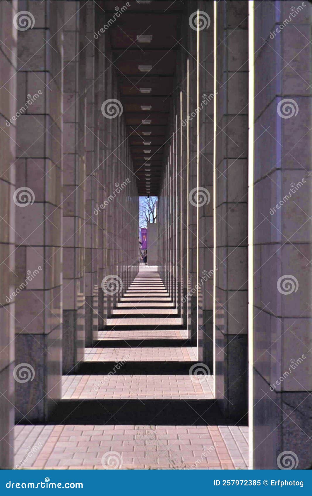 Dramatic Futuristic Building Architecture Stock Image - Image of ...