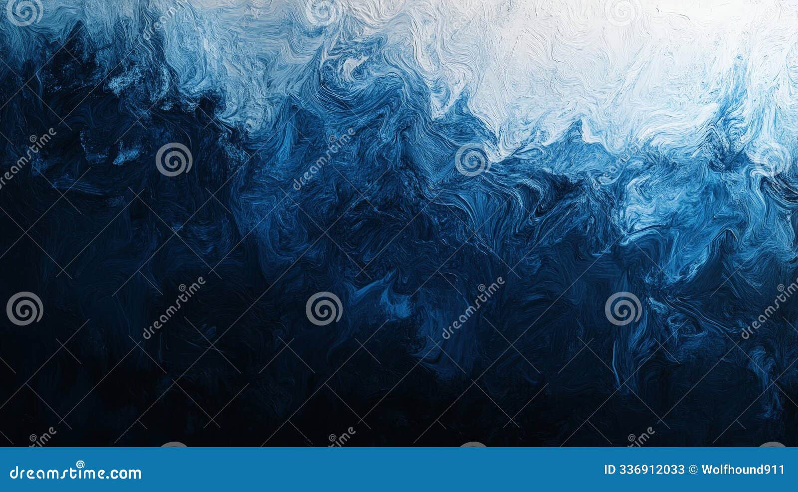 A Dramatic Gradient Moving from Deep Sapphire Blue To Pitch Black, with ...