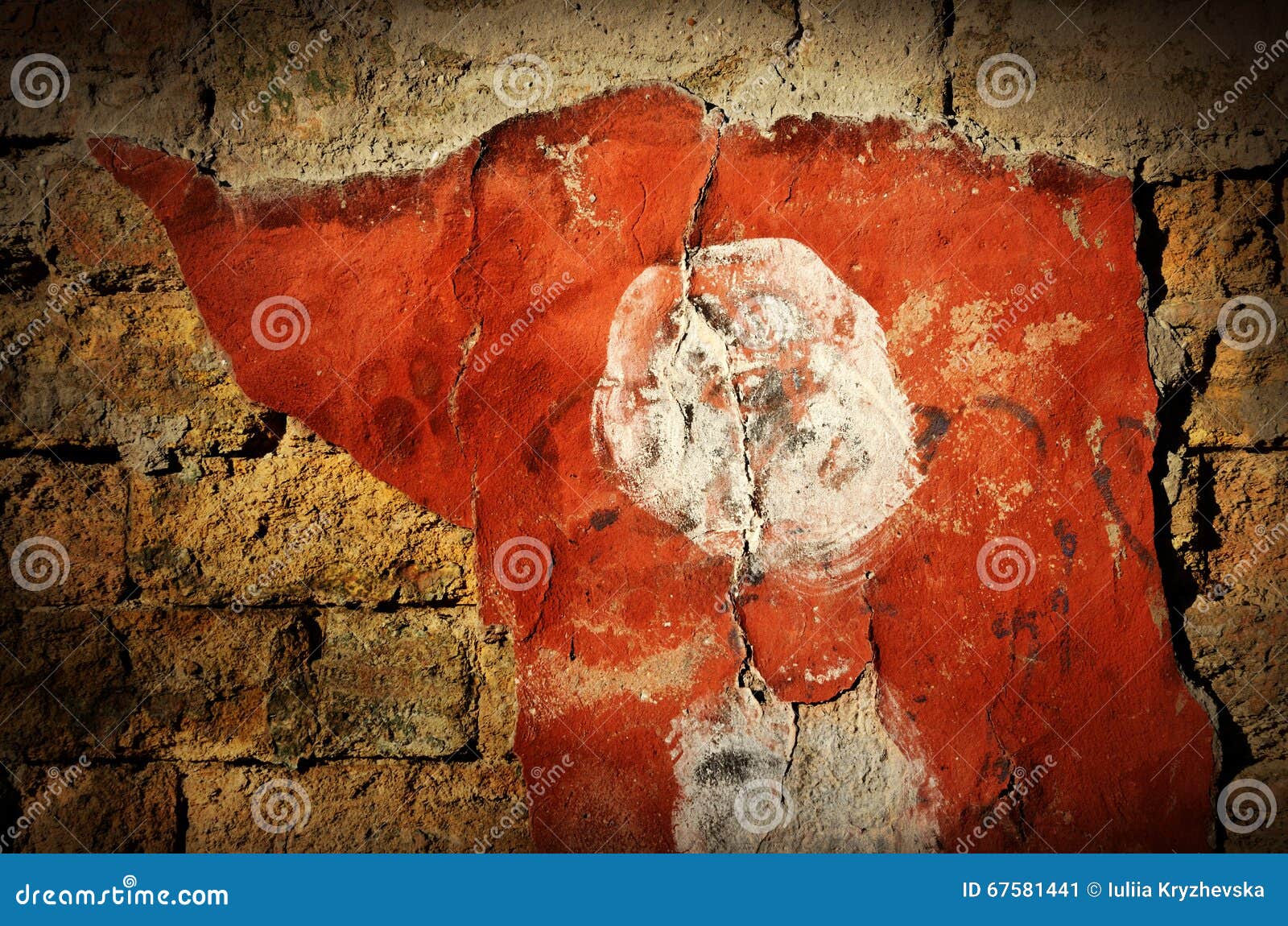 Dramatic Red Brick Background Ppt PowerPoint Slide Stock Image ...