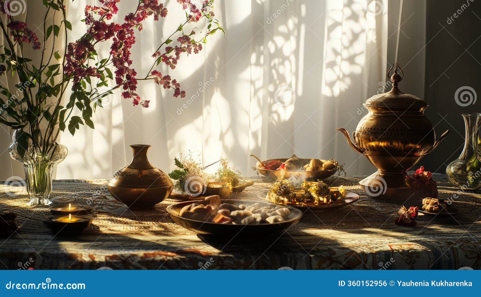 Dramatic Haft-Seen Table Display Royalty-Free Stock Image ...