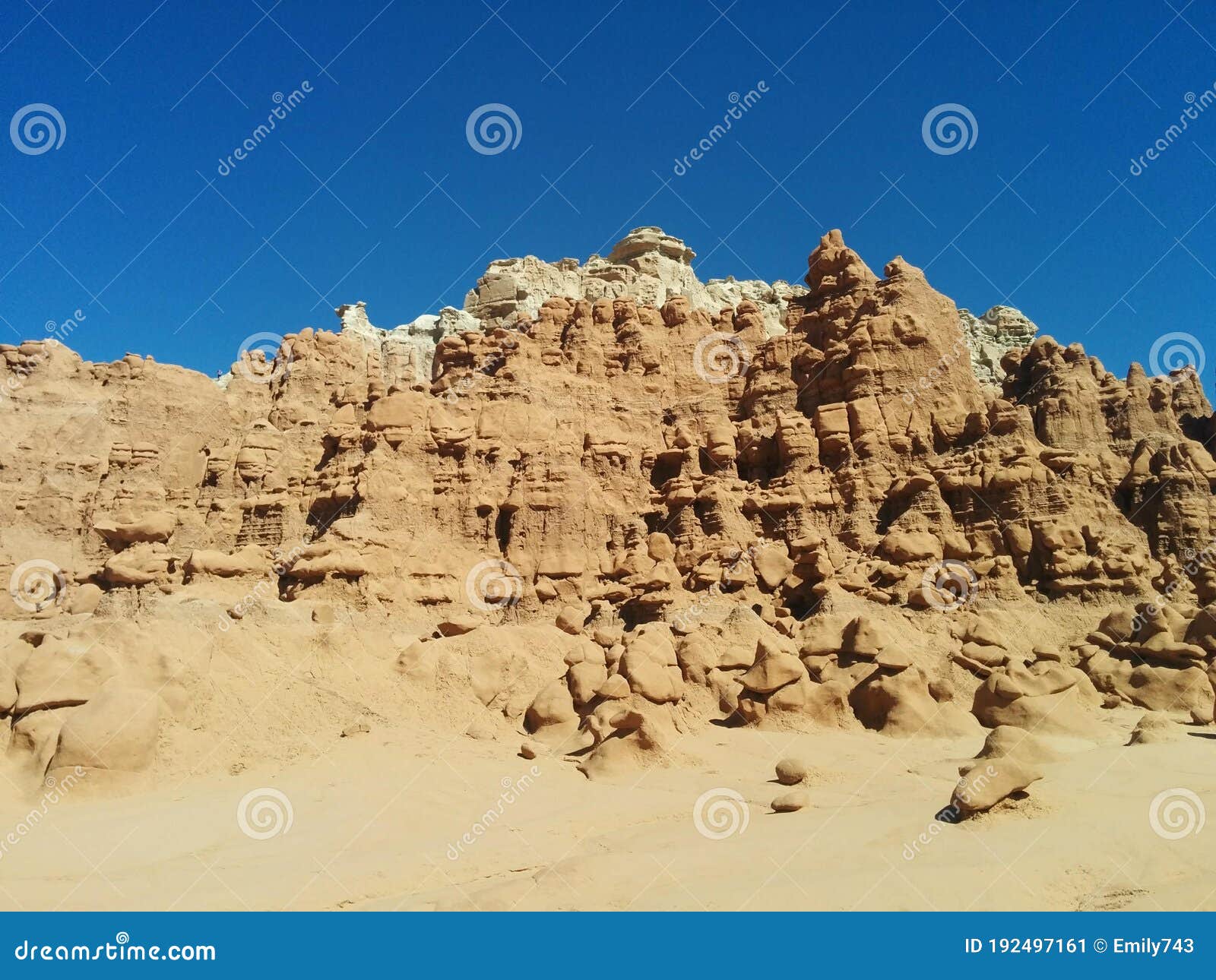 Dramatic Hills with Various Layers and Textures Stock Image - Image of ...