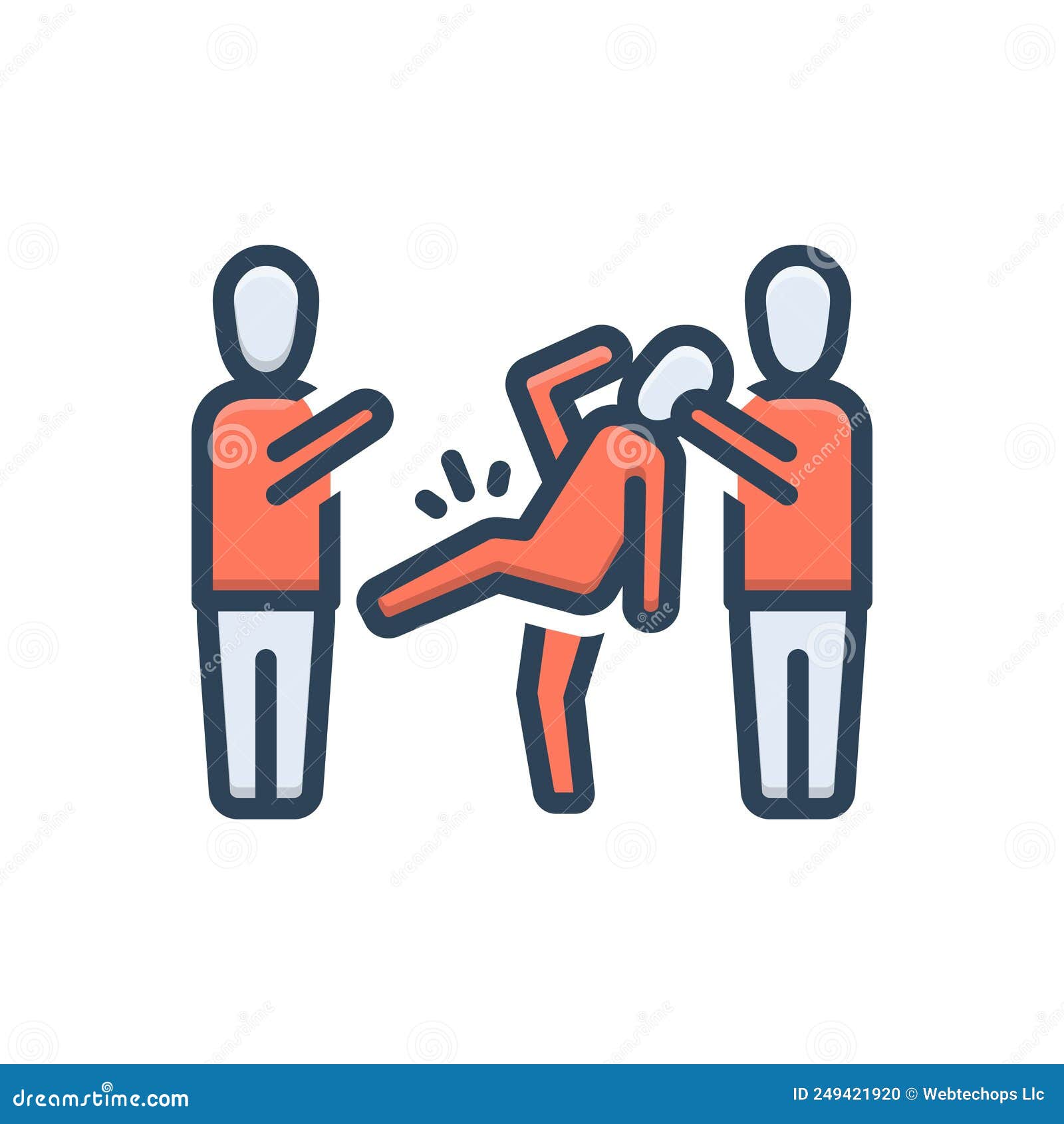 Color Illustration Icon for Dramatic, Choreographic and Thespian Stock ...