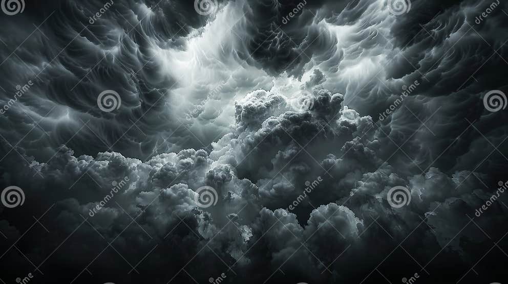 Dark Storm Clouds Gathering in the Sky Stock Image - Image of overcast ...