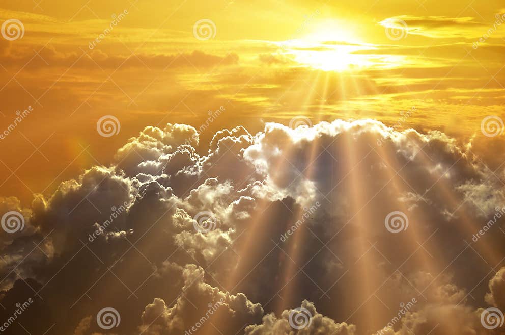 Dramatic Impressive Background Stock Image - Image of shiny, sunny ...