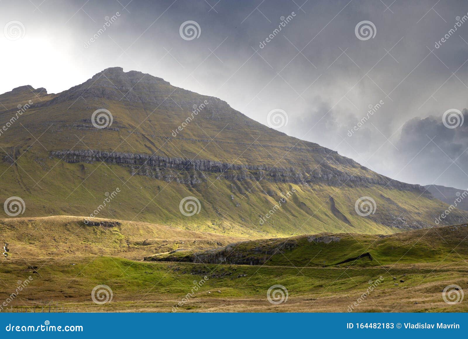 Dramatic Landscape of Faroe Islands Stock Image - Image of rocky ...