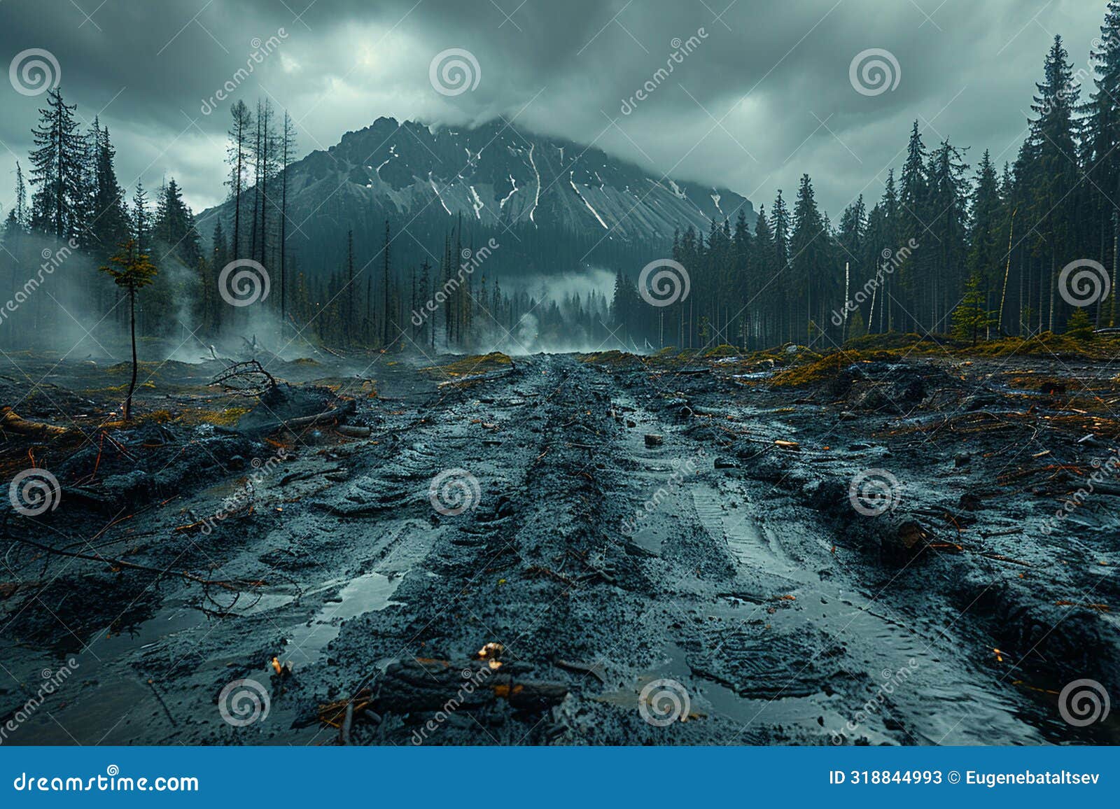 Dramatic Landscape Shows Devastating Effects of Deforestation Under ...