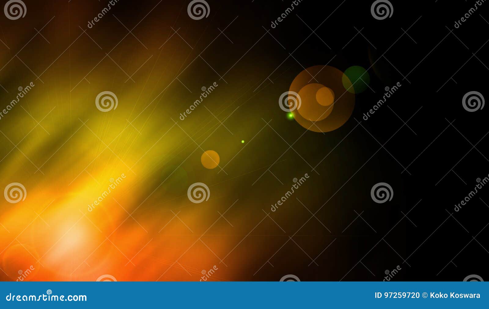 Dramatic Light Effect Lens Flare Concept Stock Illustration ...
