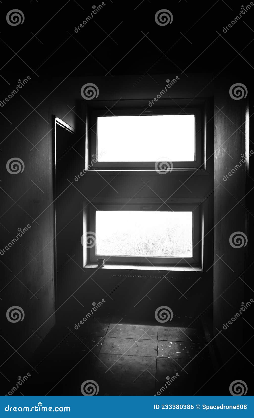 Dramatic Light from Generic Windows Backdrop Stock Photo - Image of ...