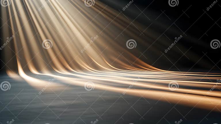 Dramatic Light Rays Flowing Over a Textured Surface. a Stunning ...