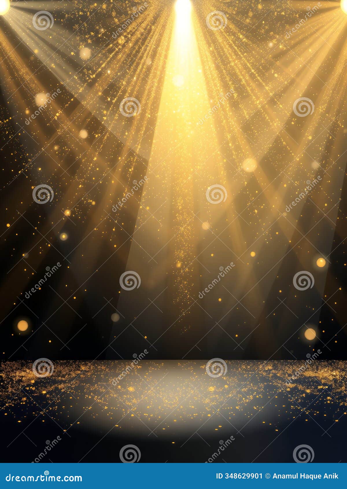 Dramatic Lighting Creates a Magical Atmosphere on a Dark Stage for ...