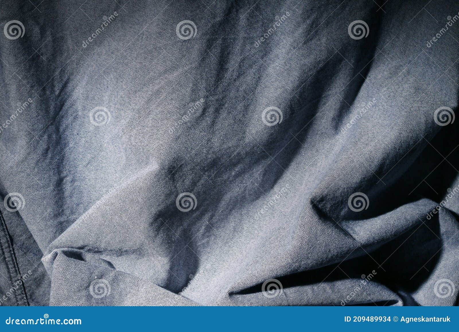 Dramatic Lighting on Denim Fabric Stock Photo - Image of home, dark ...