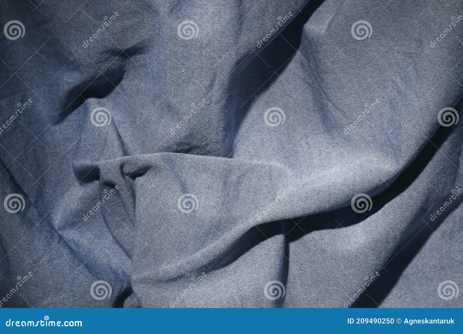Dramatic Lighting on Denim Fabric Stock Photo - Image of soft, cloth ...