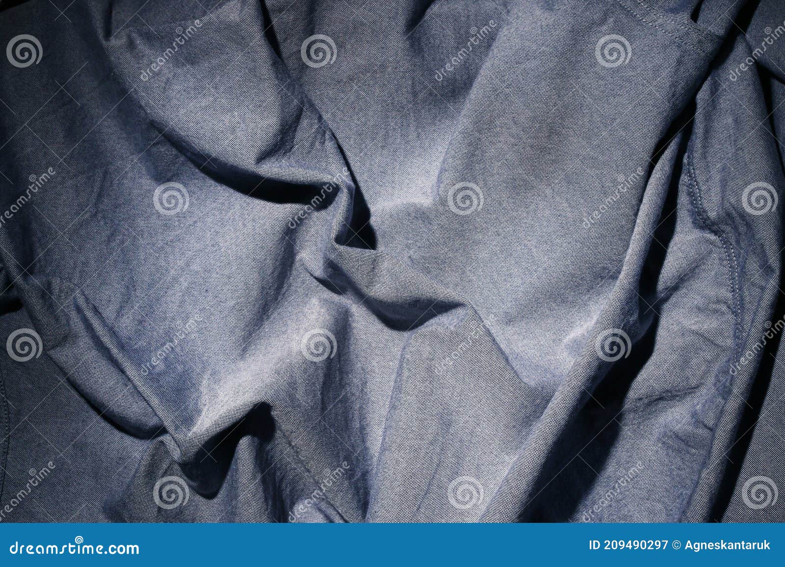Dramatic Lighting on Denim Fabric Stock Image - Image of fabric ...