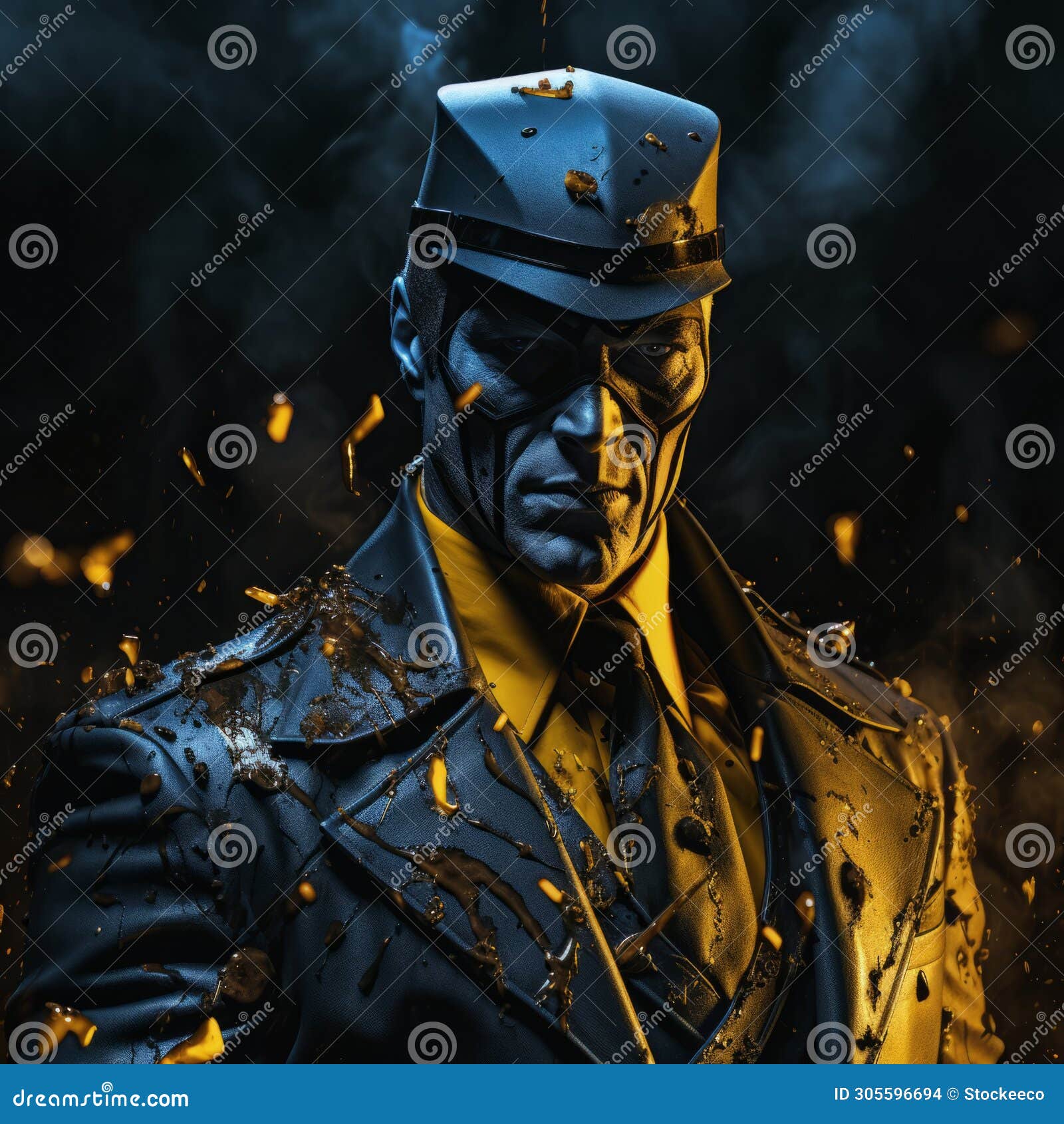 Dramatic Lighting Effects: a Pulp Comics-inspired Character in Liquid ...