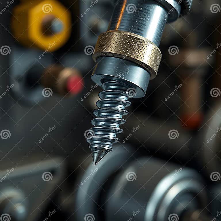 Dramatic Lighting Shot of a Extractor Being Turned with a Blurred ...