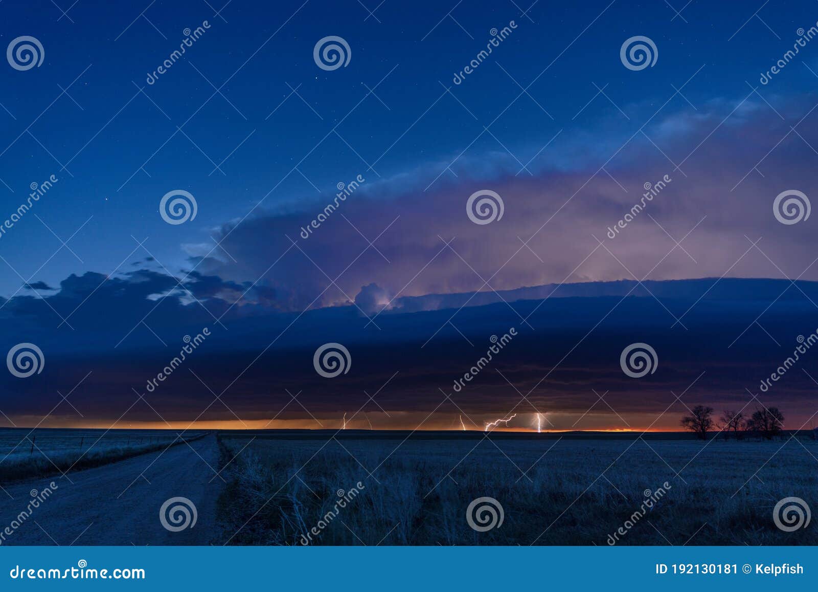 Dramatic Lightning at Night Stock Image - Image of nature, dramatic ...