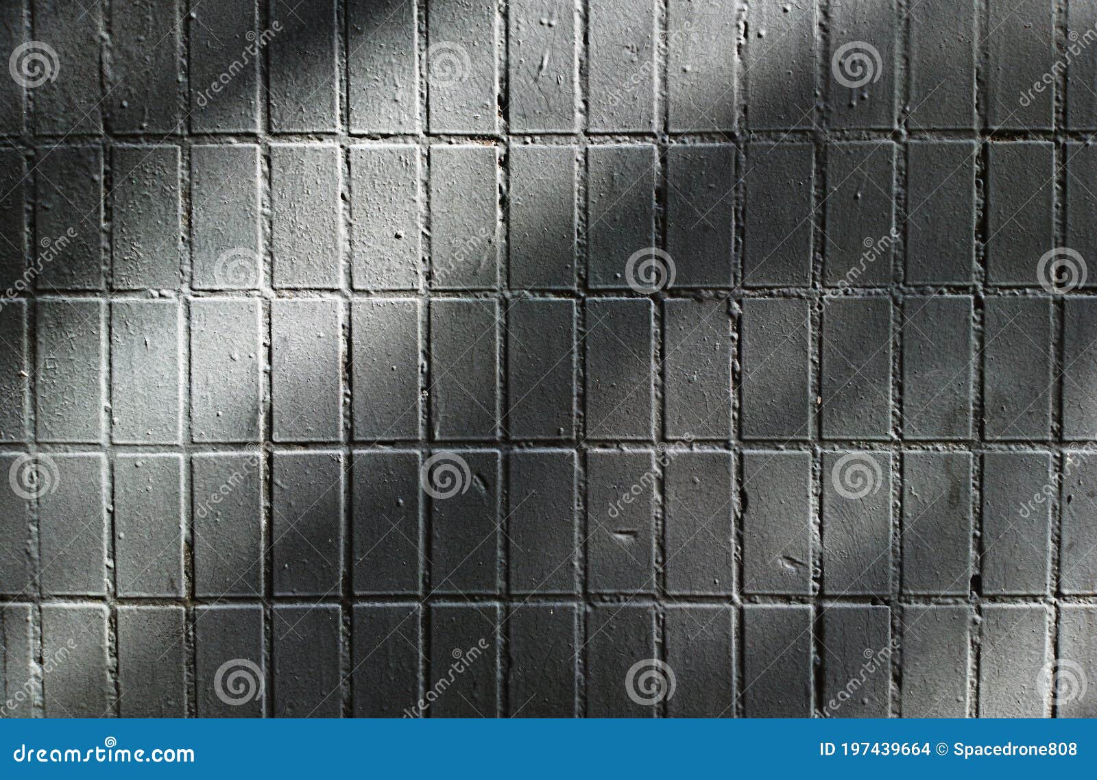 Dramatic Lights on Urban Tile Wall Background Stock Photo - Image of ...
