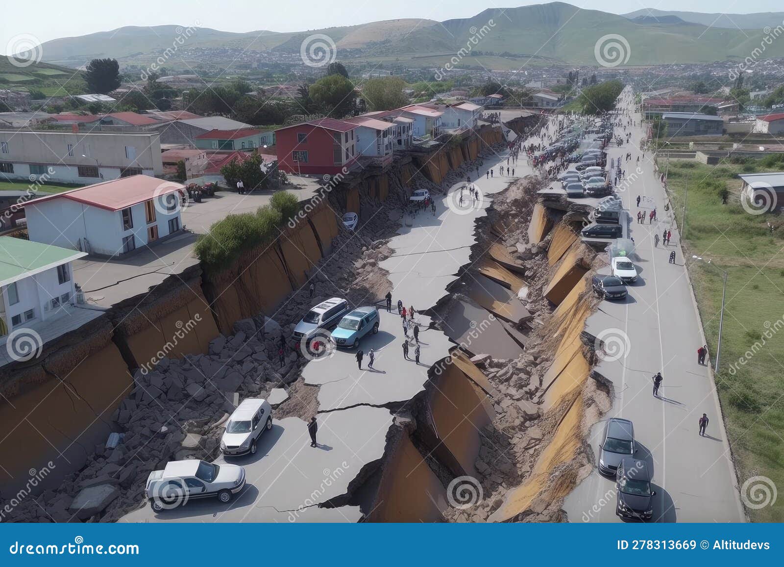 The Dramatic Moment when Two Fault Lines Collide, Causing a Massive ...