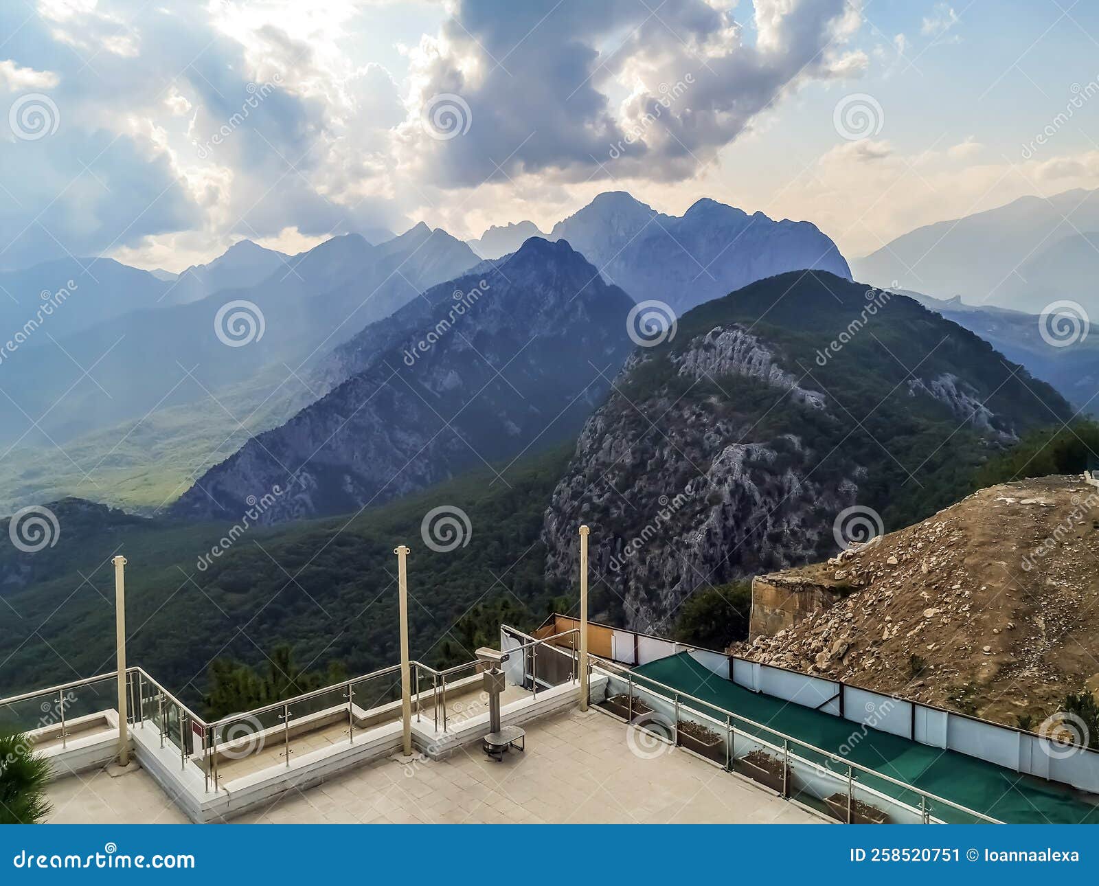 Dramatic Mountain Landscape in Antalya, Turkey Stock Image - Image of ...