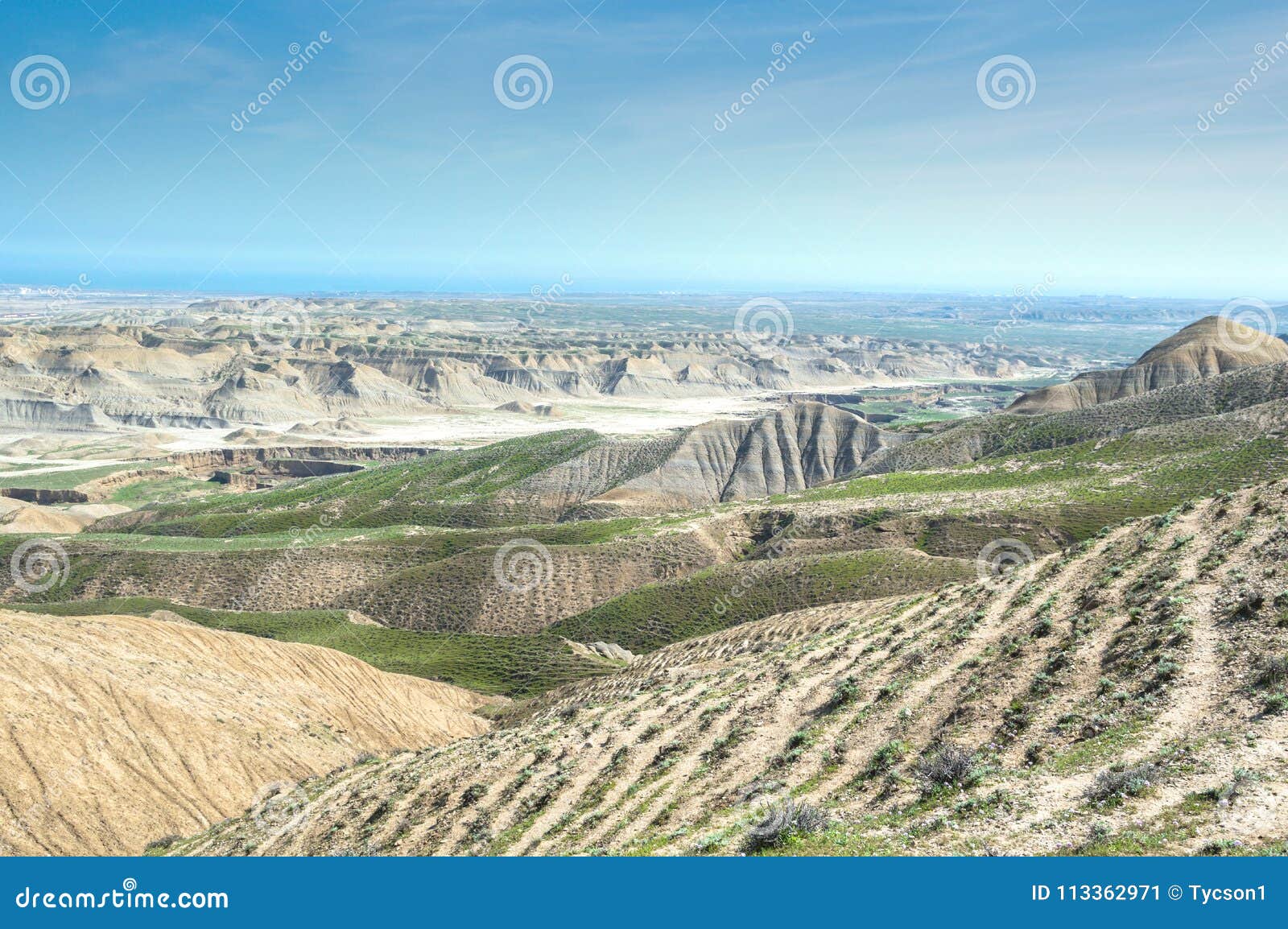 Dramatic mountain scenery stock image. Image of drought - 113362971