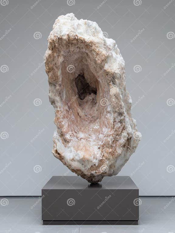 Dramatic Natural Geode Crystal Formation Stock Illustration ...