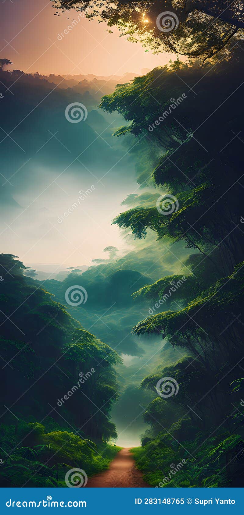 Dramatic Nature Landscape By Swarm Of Clouds Stock Photography ...