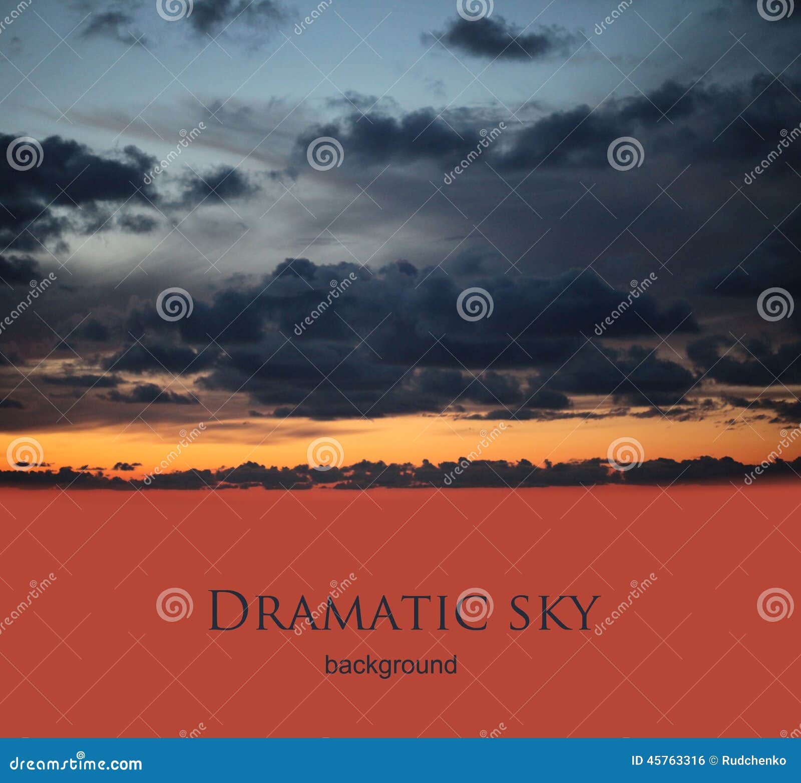 Dramatic Night Sky with Clouds Stock Photo - Image of clouds ...